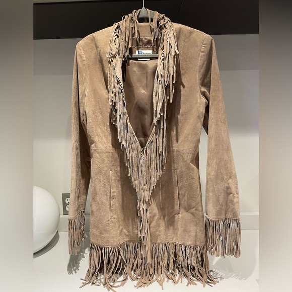 Hunt Club | Jackets & Coats | Luxe Lucid Suede Cascade Fringe Jacket 9 ...